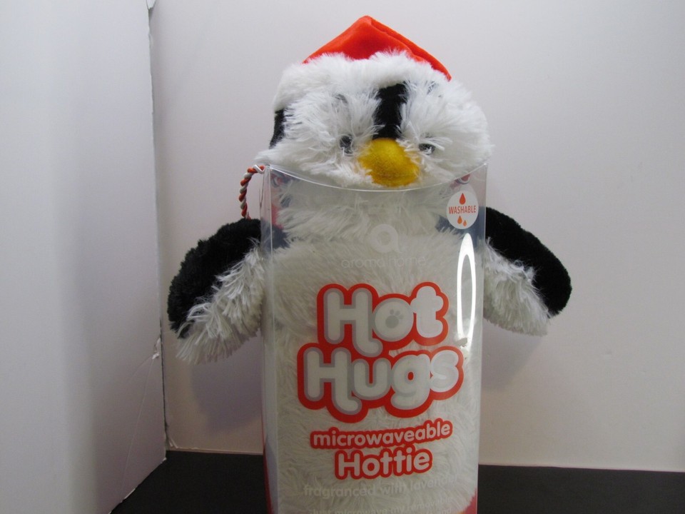 Hot Hugs Microwaveable Hottie Xmas Penguin Aroma Home Lavender Scented ...