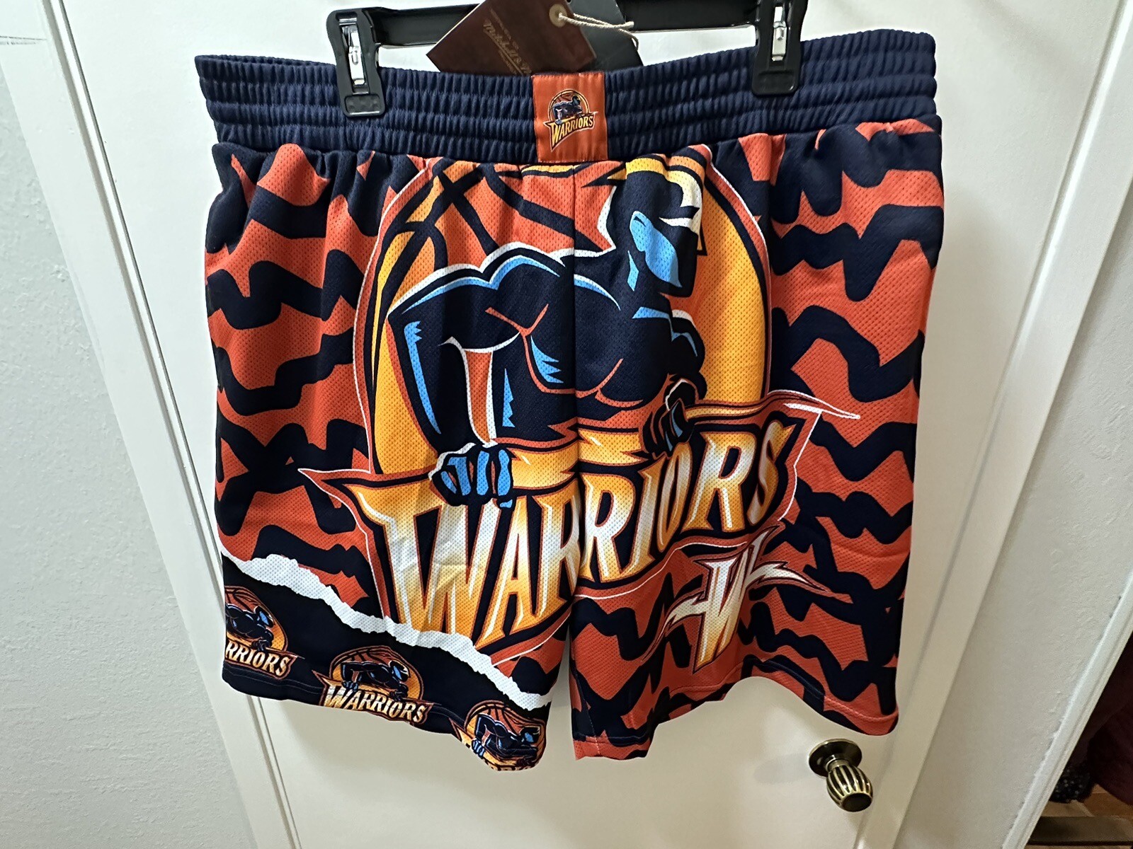 Mitchell Ness GOLDEN STATE WARRIORS GSW JUMBOTRO BIG FACE 3.0 Swingman ...