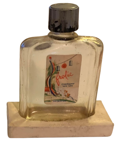 Vintage 1940's Cheramy New York FROLIC 1/4 oz Miniature Perfume Bottle ...