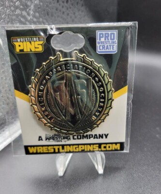 PRO WRESTLING CRATE LAPEL PIN JAS JERICHO APPRECIATION SOCIETY | eBay