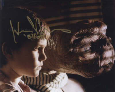 HENRY THOMAS as Elliott - E.T. The Extra-Terrestrial GENUINE SIGNED ...