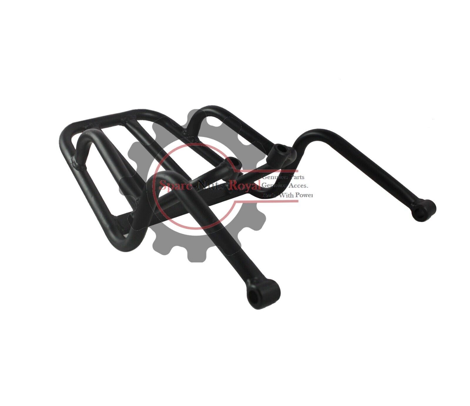 Fit For Royal Enfield "Scram 411 Black Rear Luggage Rack Carrier" | eBay UK