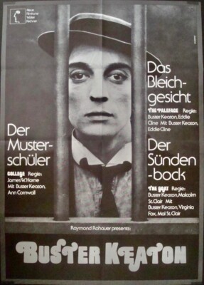COLLEGE German A1 movie poster R74 BUSTER KEATON HANS HILLMANN NM | eBay