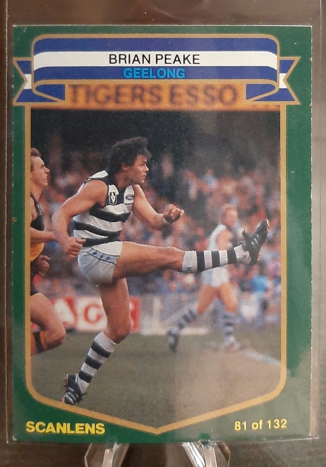 1985 Scanlens – VFL – Brian Peake #81 – Geelong | eBay Australia
