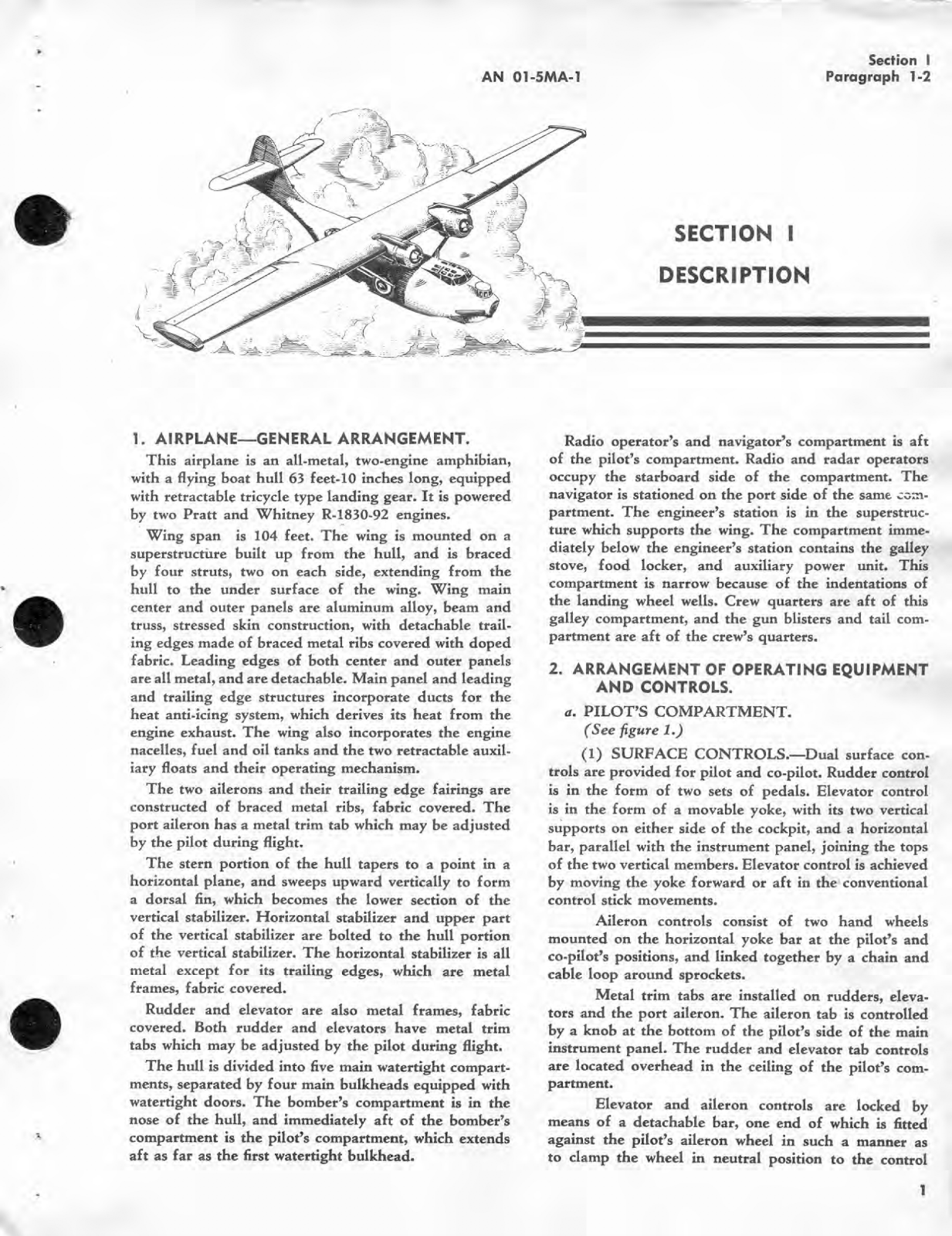 104 Page U.S. 1945 Consolidated PBY-5A Catalina Flight Manual on CD | eBay