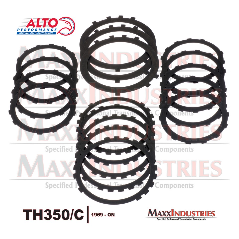 TH350 350C Transmission Rebuild - Master Kit Alto Red Clutches w Kolene ...