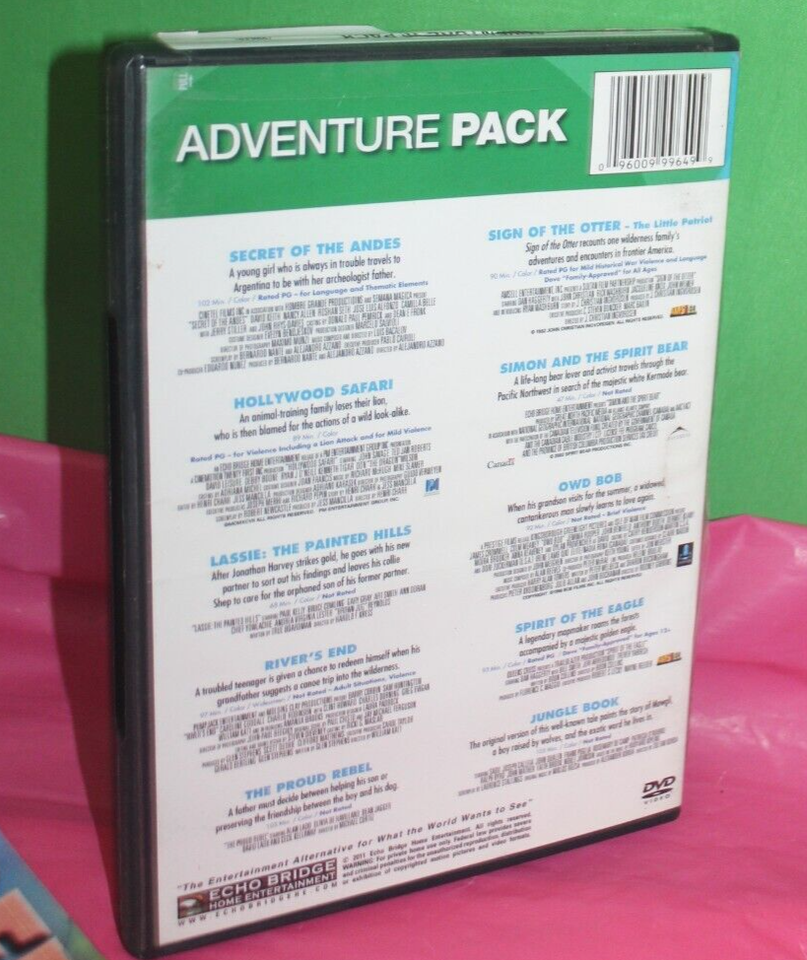 10 Movie Adventure Pack DVD Movie | eBay