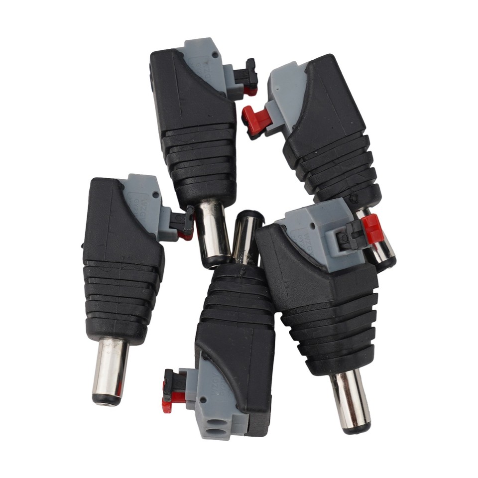 Robust Male Female DC Power Connector No Screws 5 5x2 1mm Convenient ...