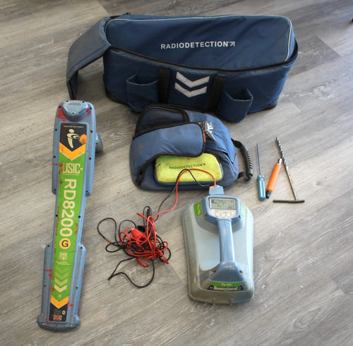 SPX RadioDetection RD8200G Cable Pipe Locator TX-10 Transmitter TX10 ...