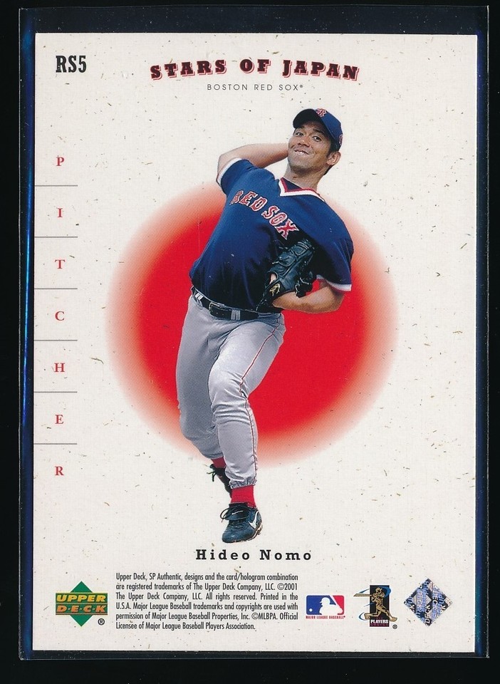 Ichiro Suzuki Hideo Nomo 2001 SP Authentic Stars of Japan RC Rookie | eBay