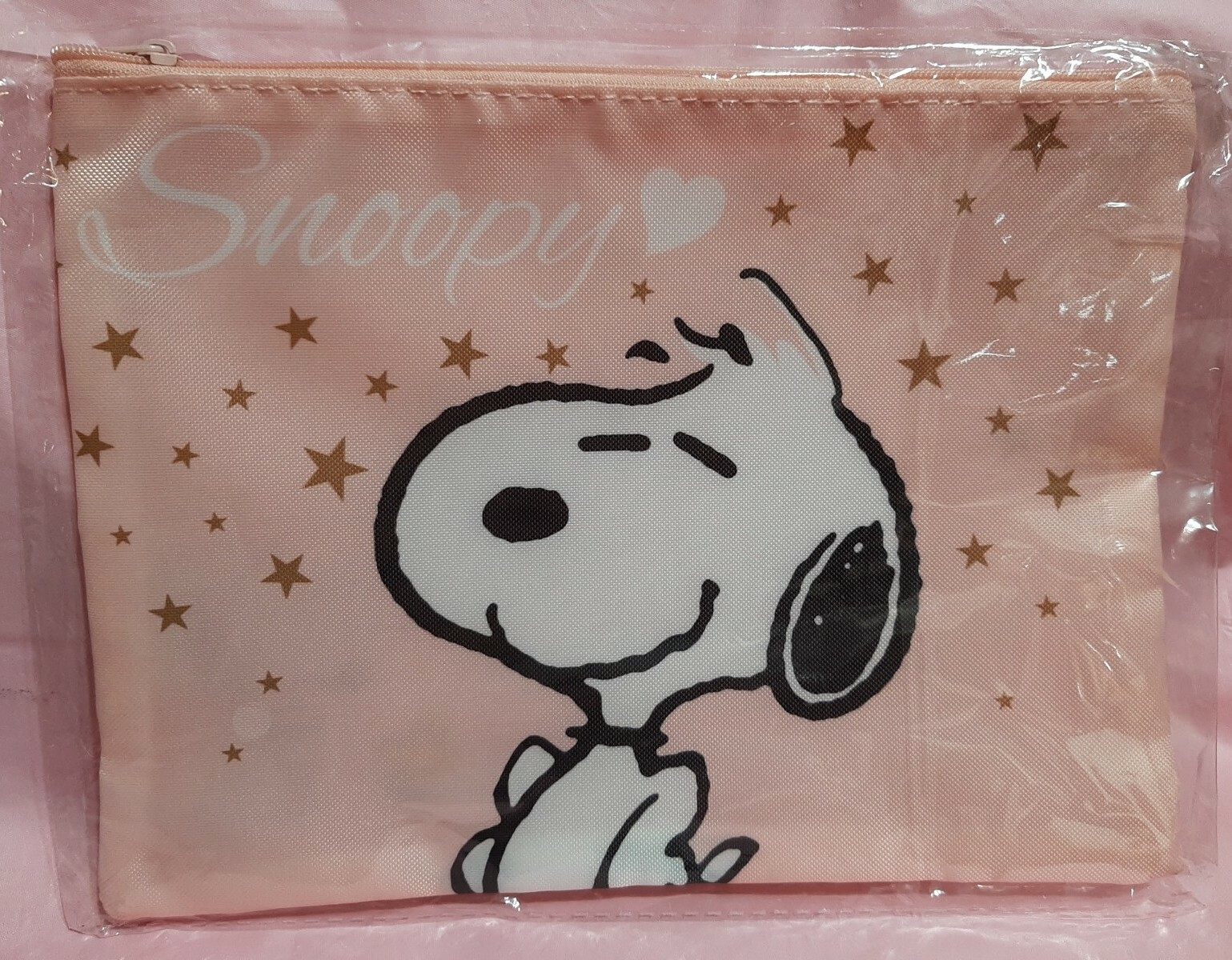 Snoopy Cosmetics lightweight Bag approx 24cmx18cm New | eBay