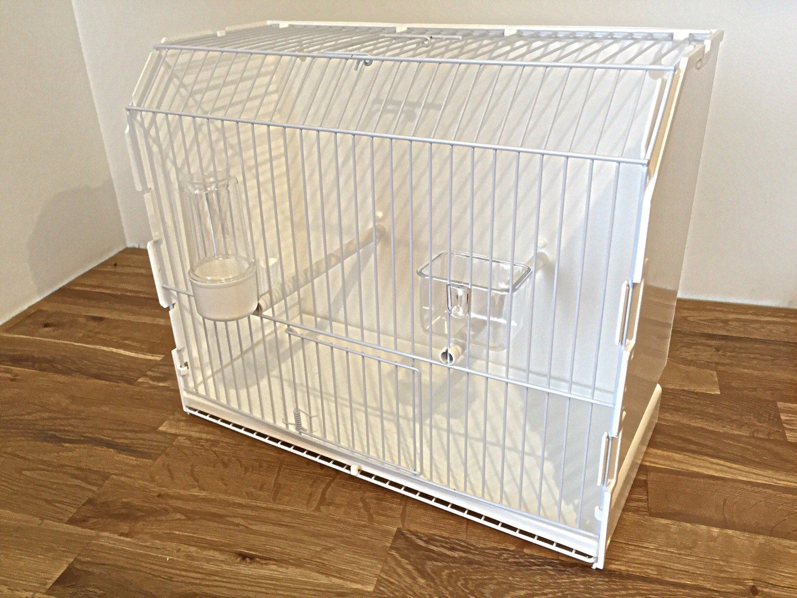 PLASTIC TRANSPORT BOX / DISPLAY CARRY/CAGE FINCH, BUDGIE, CANARY BIRDS ...