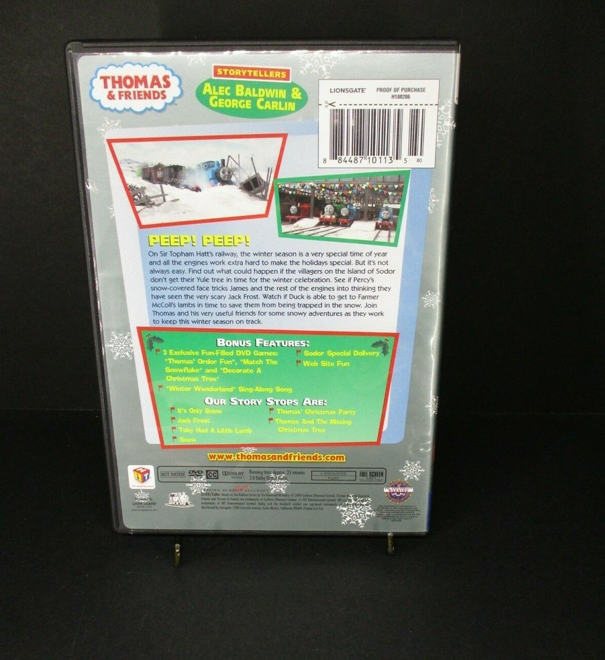 Thomas & Friends Thomas Snowy Surprise (DVD, 2009) George Carlin, Alec ...