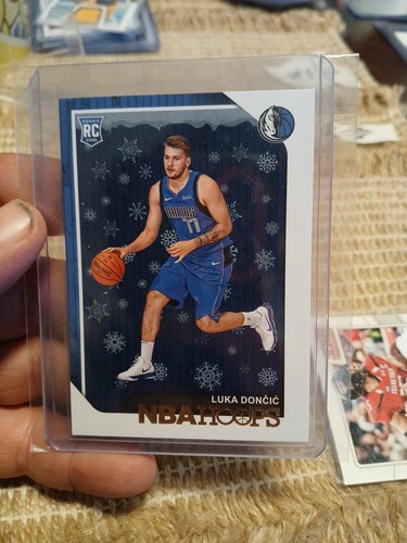 Luka Doncic Rookie RC Card 2018-19 Panini NBA Hoops Winter Holiday ...
