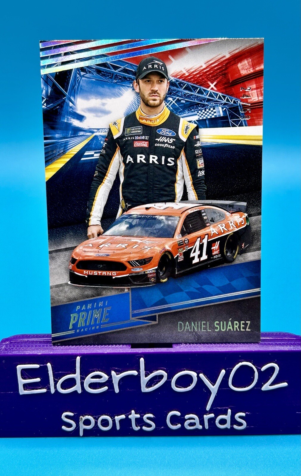 Daniel Suarez 2019 Prime NASCAR #DS-A Prime Jumbo Associate Sponsor 1 / ...