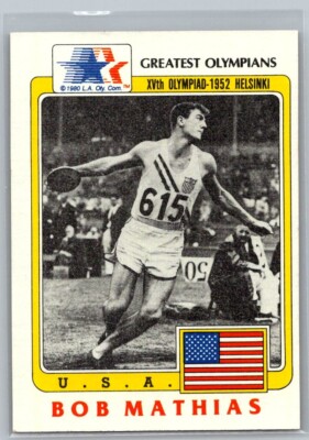1983 Greatest Olympians Bob Mathias #59 Decathlon 83-OLY | eBay