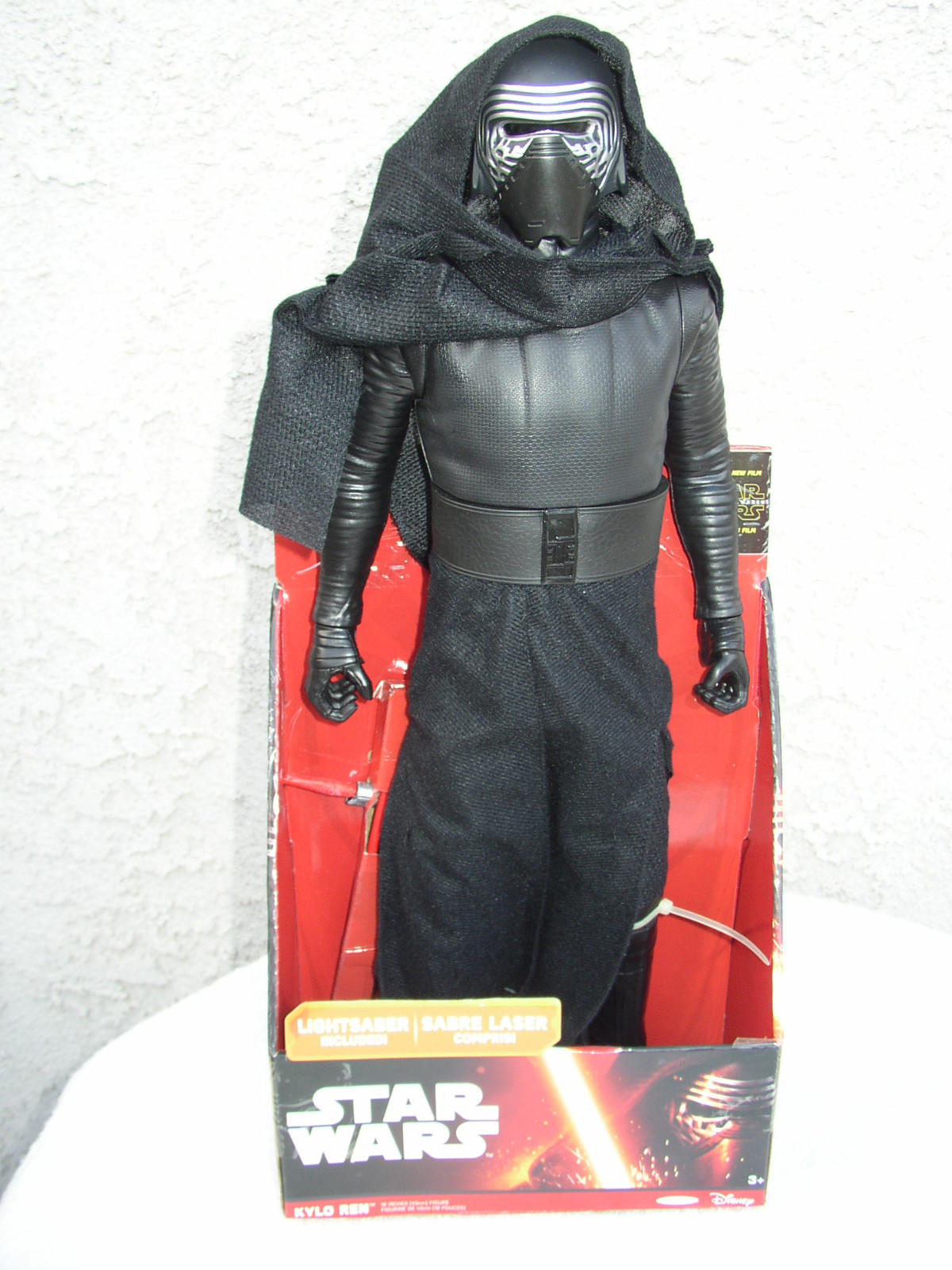 NEW HTF STAR WARS THE FORCE AWAKENS 18" BIG FIGS KYLO REN + LIGHTSABER ...