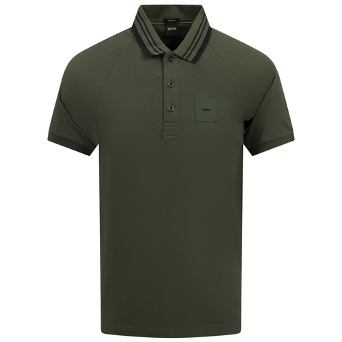 HUGO BOSS MENS POLO PADDY RIB GREEN 50538176355 | eBay