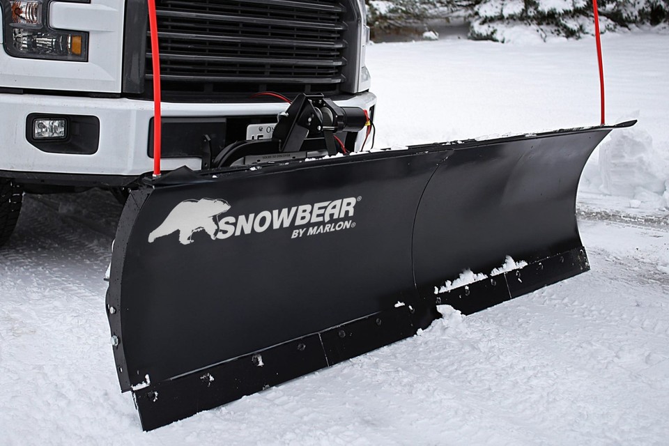 Jeep 82"x19" Heavy-Duty Universal Mount T-Frame Snow Plow Kit w/ Winch ...