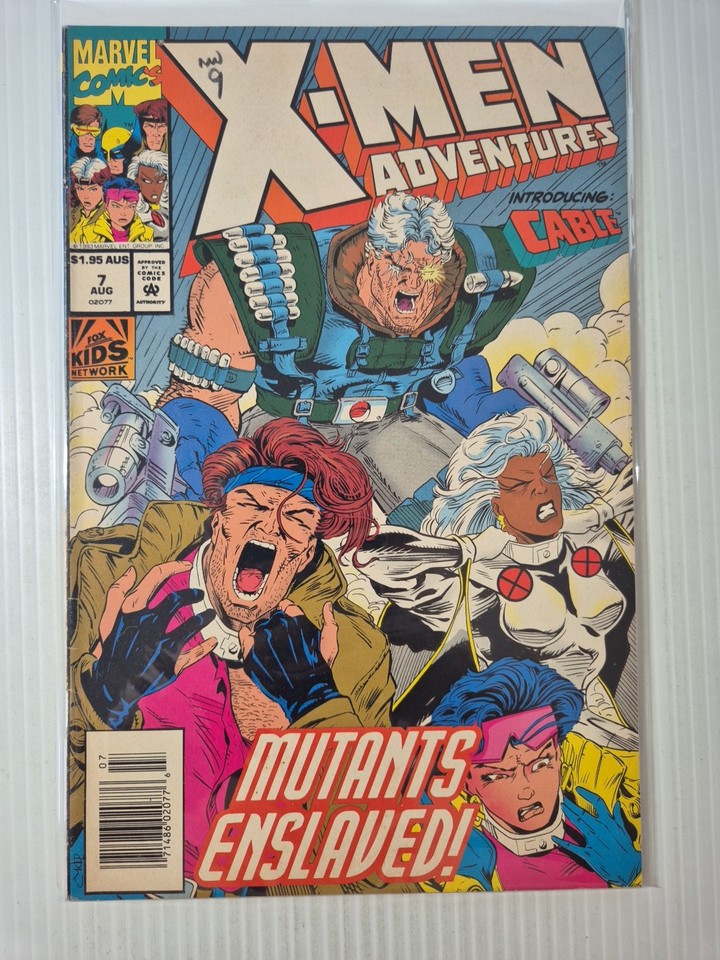 X Men Adventures #7 APV Aus Price Variant 1993 Marvel Comics Mid Grade ...