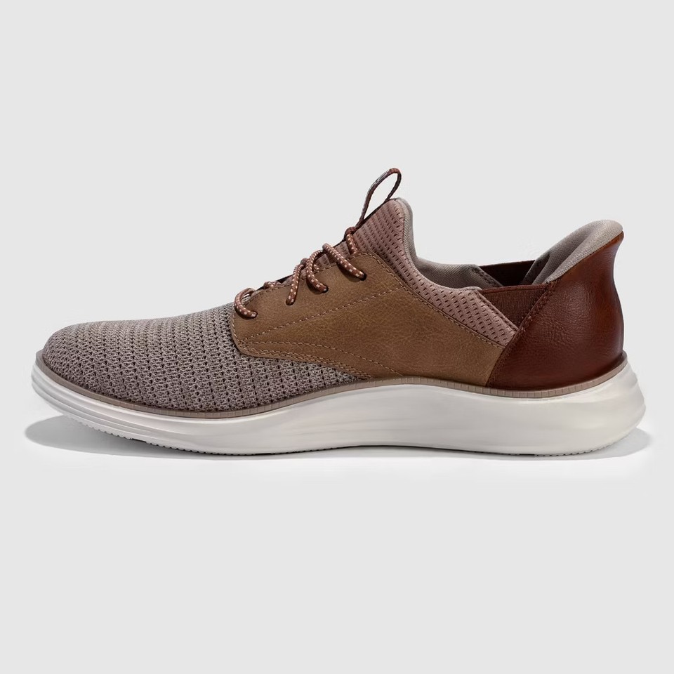 S Sport by Skechers Men's Donovan Step-Ins Sneakers - Light Brown 9.5 ...