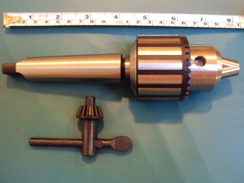NEW 5/8" DRILL CHUCK WITH ARBOR FOR POWERMATIC 1200 DRILL PRESS CHUCK ...