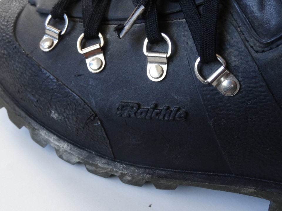 Swiss Army Military Boots Alps RAICHLE Leather Hiking Mountaineering ...