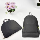 Mens 100% PLAIN BLACK Backpack & Rucksack Bag - SPORT WORK TRAVEL ...