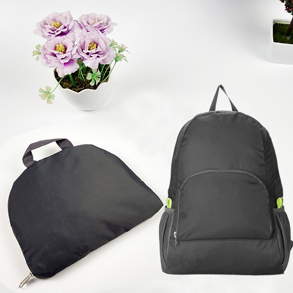 Mens 100% PLAIN BLACK Backpack & Rucksack Bag - SPORT WORK TRAVEL ...