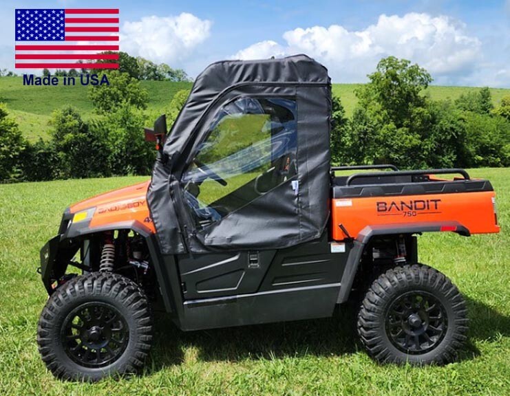 DOORS & REAR WINDOW for Bad Boy Bandit 750 - Vinyl Windows - Soft ...