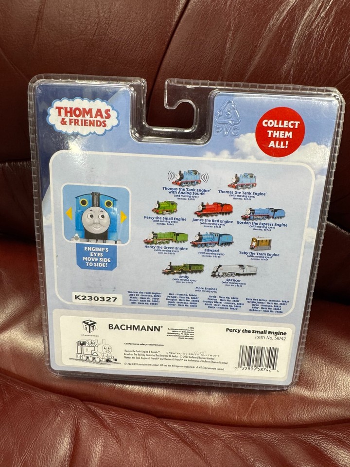 Bachmann 58742 PERCY THE SMALL ENGINE (WITH MOVING EYES) (HO SCALE) NEW ...