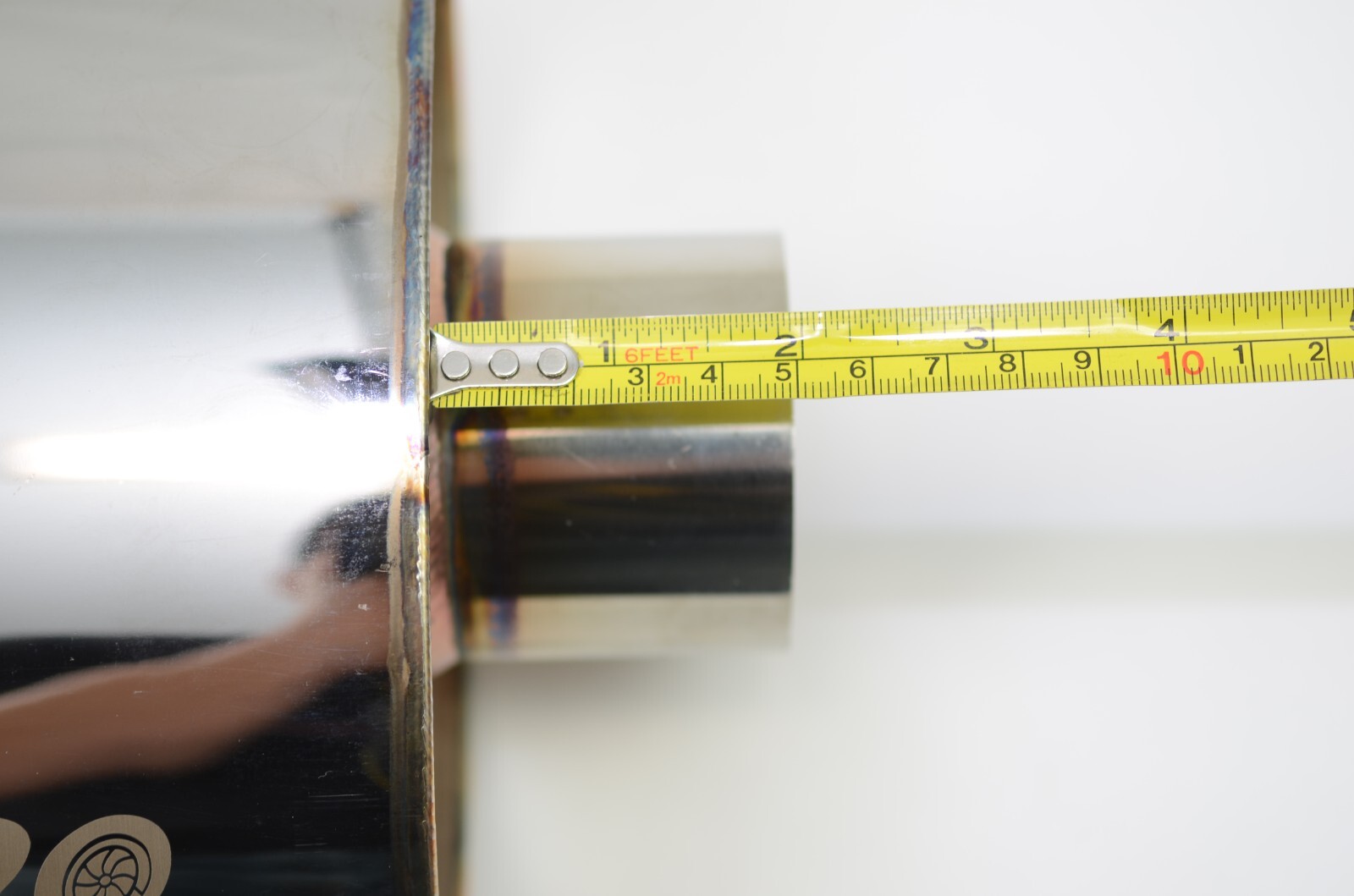 1320 ultra quiet resonator muffler stainless steel universal 2.5" inlet ...