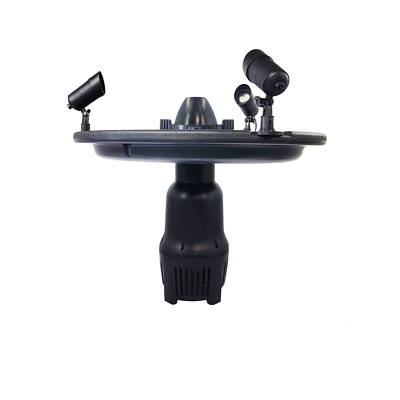 Aerating Pond Fountain, 1 HP, 15,000 GPH, Color LED Lights, 100' Cord ...