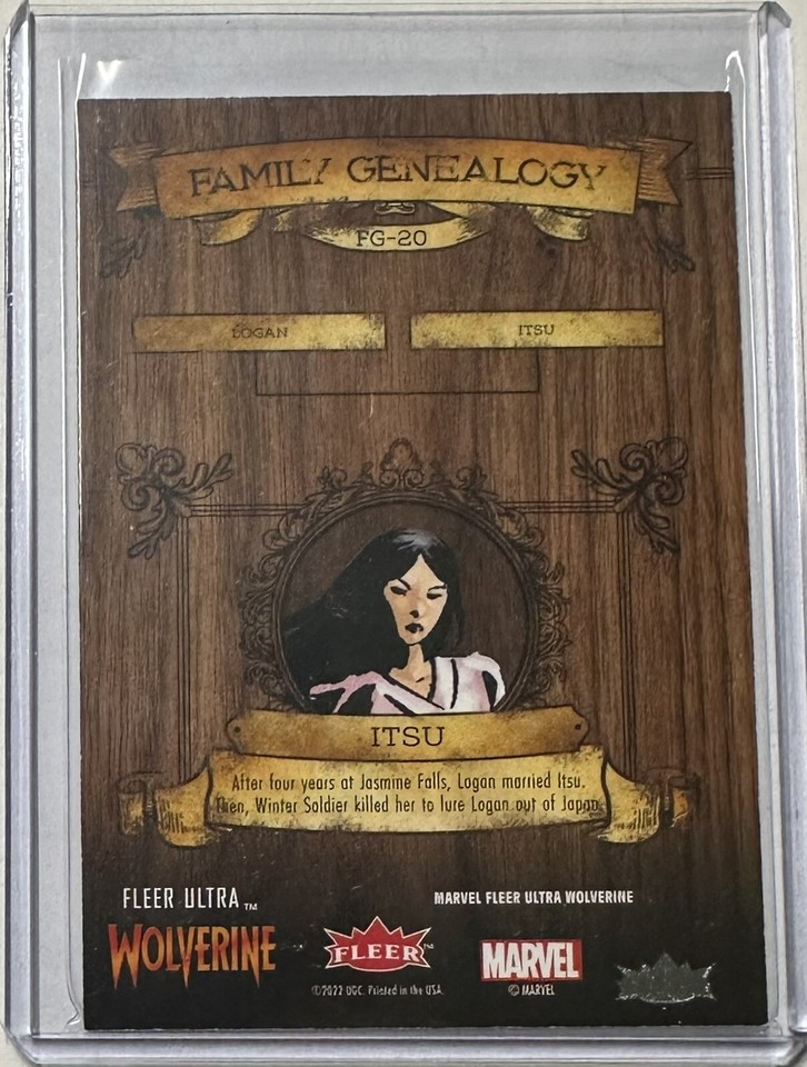 2023 Fleer Ultra Wolverine FG-20 Family Genealogy Itsu | eBay