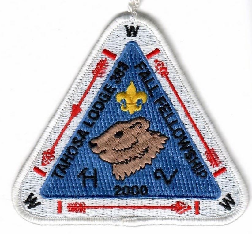 2000 Tahosa Lodge 383 OA Denver Area Council WHT Bdr. [PW533] | eBay