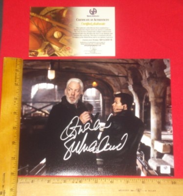 REAL Authentic Donald Sutherland Signed 8"X10" Color Pic Global /GA/GAI ...