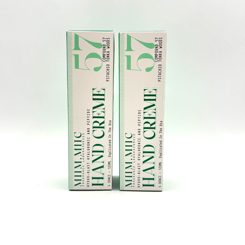 Lot of 2 New MIIM.MIIC Compound 57 Hydro-Blast Hualuronic Hand Creme ...