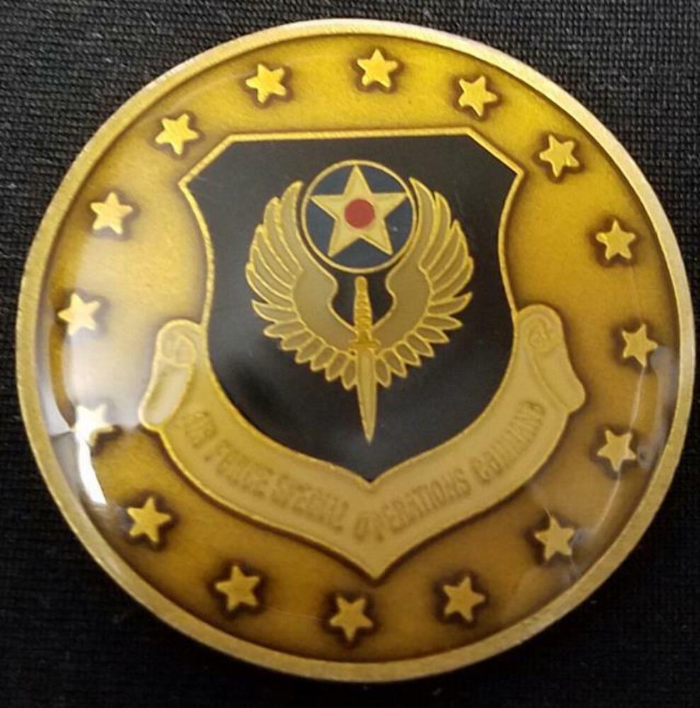 USAF AFSOC Command Chief Master Sergeant Challenge Coin | eBay