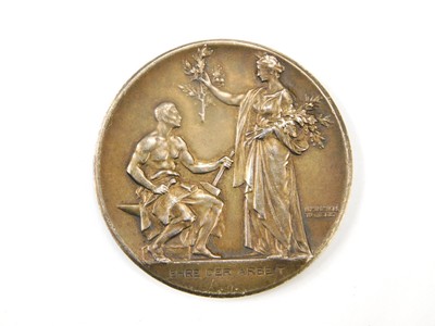 German Germany WW1 Antique Silver 950 Industrial Labor Table Medal | eBay