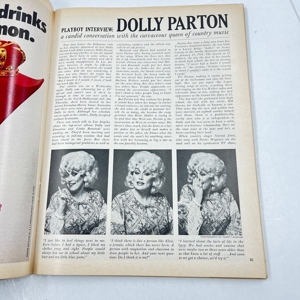 Playboy October 1978 Playmate Marcy Hanson, Dolly Parton, Cherly Tiegs | eBay