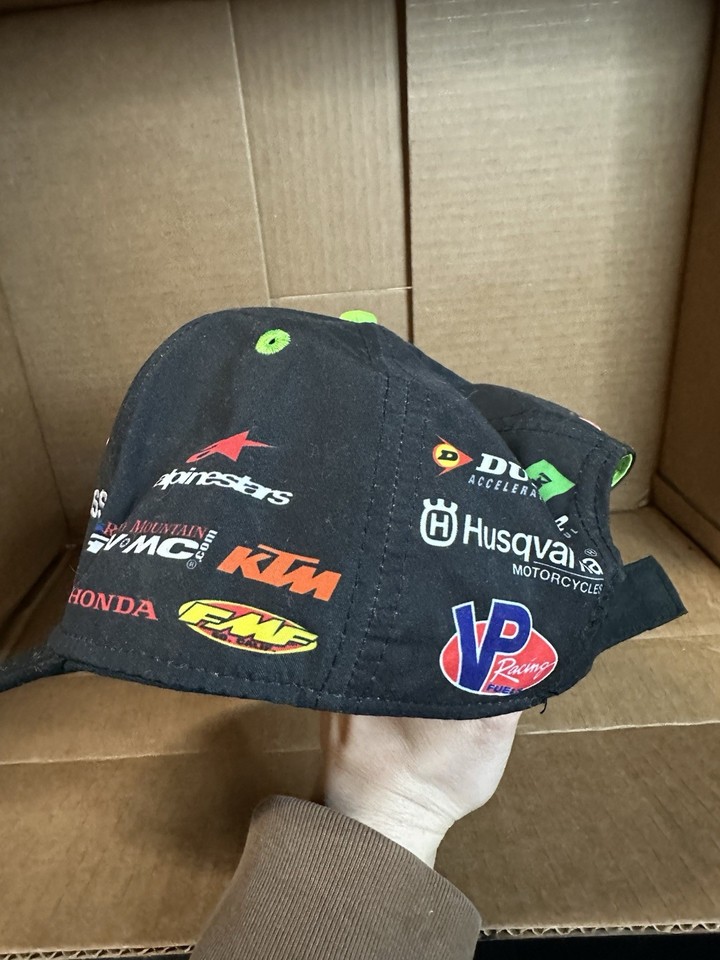 Monster Energy Supercross Adjustable Hat Black Logos Racing ...