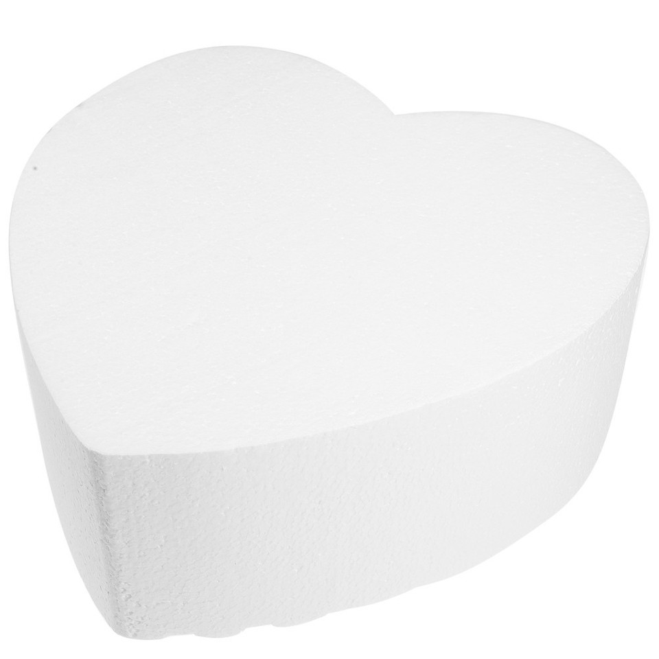 Reusable Heart Cake Decorative Foams Cake Model Wedding Cake Model ...