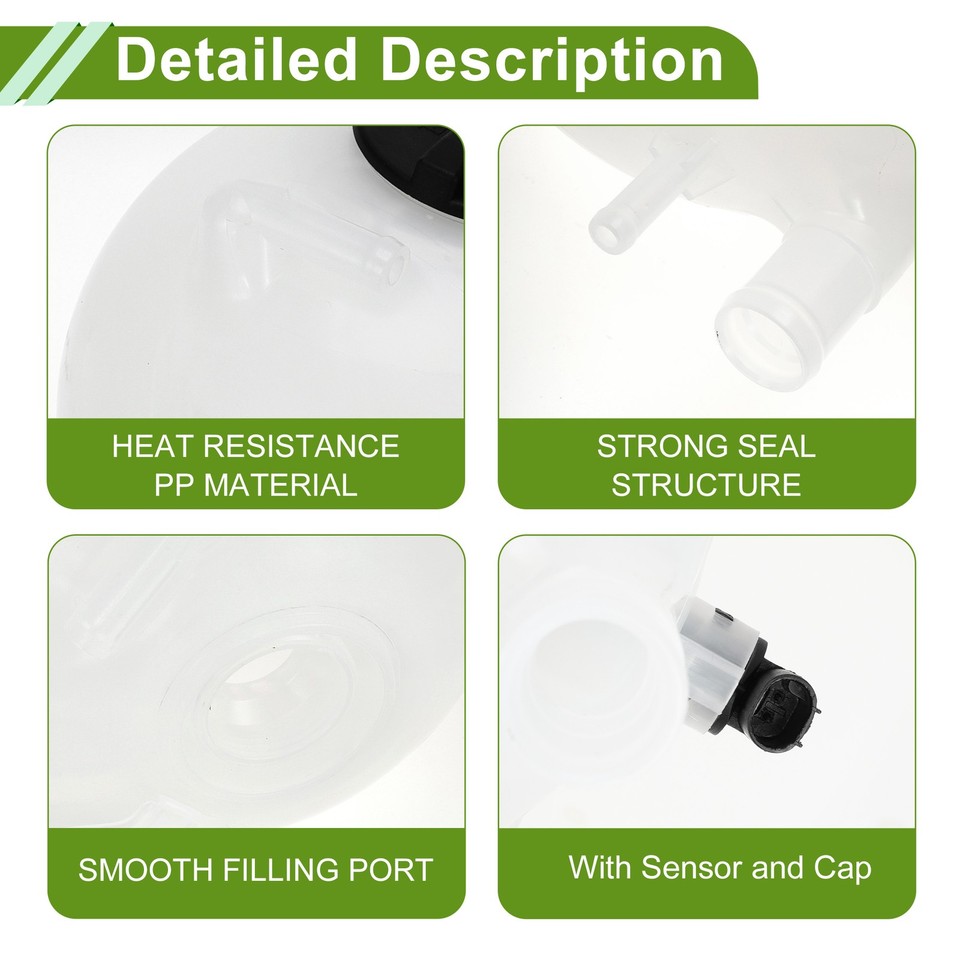 Coolant Expansion Overflow Tank With Cap No.6395010503 for Mercedes ...