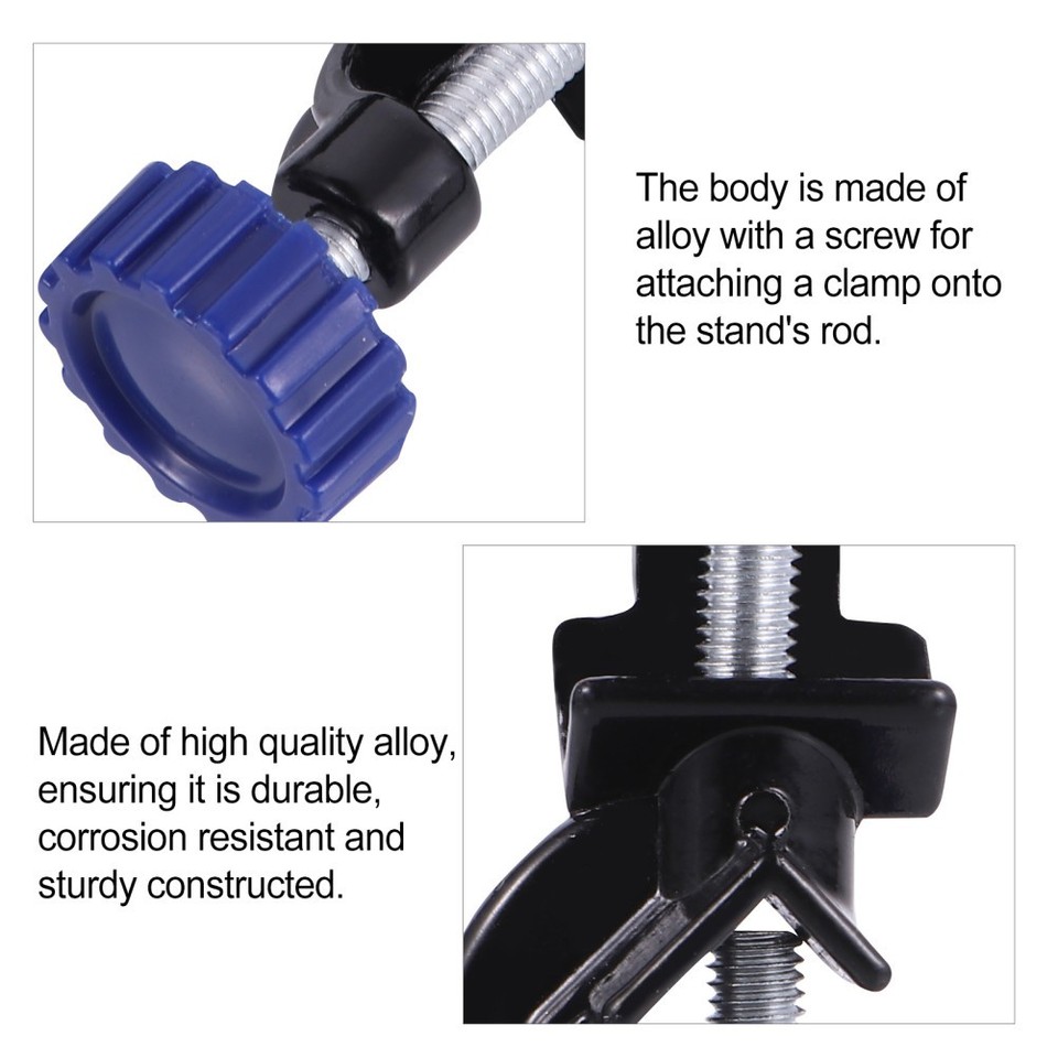2pcs Labs Stand Clamp Holder Boss Head Right Angle Clamp Holder for ...