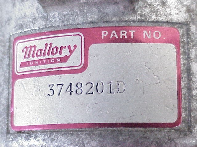 Mallory Unilite 474820D1 High Performance Distributor SB BB Chevy V-8 ...