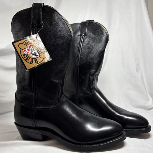 New Justin Cowboy Boots Mens Size 10.5 D Tobias 3040 Western Country ...