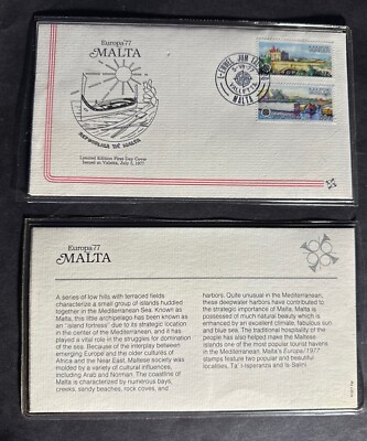 MALTA 1977 FDC EUROPA SCENIC VIEW FLEETWOOD -S16729-2 | eBay