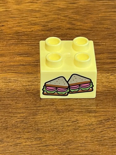 Lego Duplo sandwich brick rare HTF food picnic | eBay