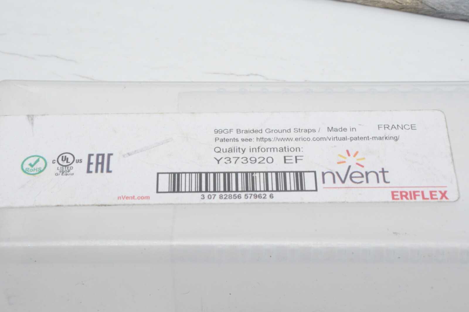 10 nVent Eriflex MBJ Grounding Bonding Braid Tinned Copper MBJ50-200-12 ...