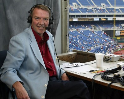 Harry Kalas in the Booth Philadelphia Phillies Announcer 8x10 MLB ...